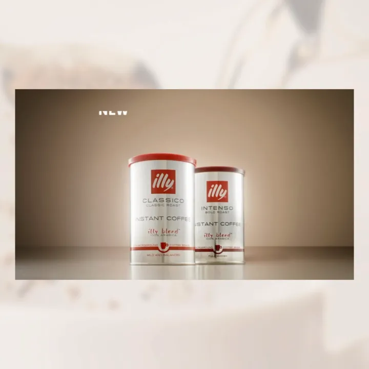 [Combo Pack] illy Instant Coffee Can (95g) - Classico/Intenso | Lazada
