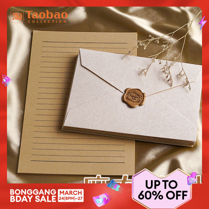 Thickened Letter Paper Envelop Package Fancy Handwritten Love Letter ...