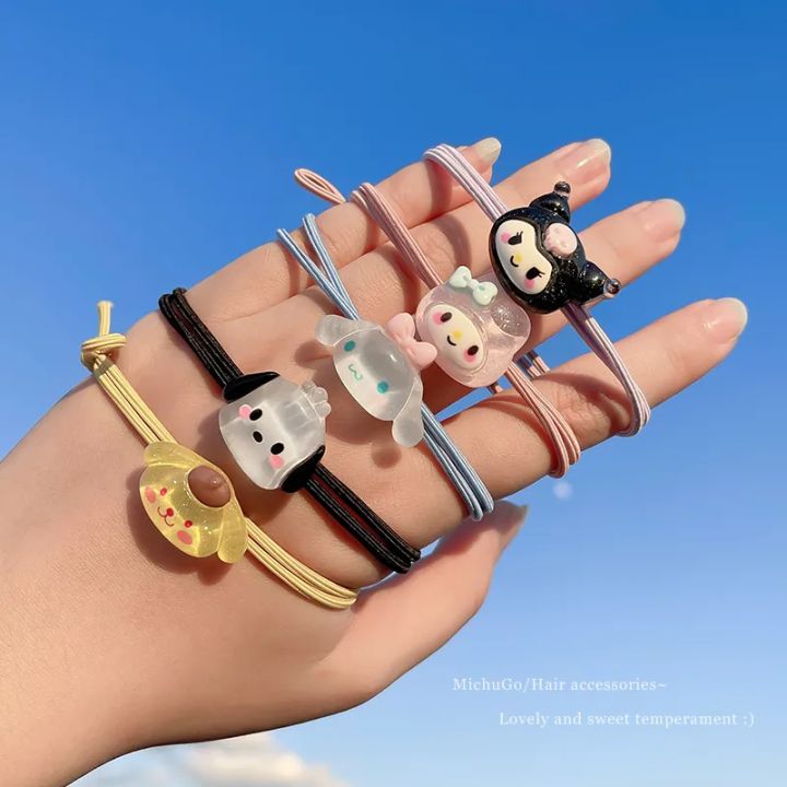 [ READY STOCK ]Korean style Cinnamoroll hair ring / Korean style ...