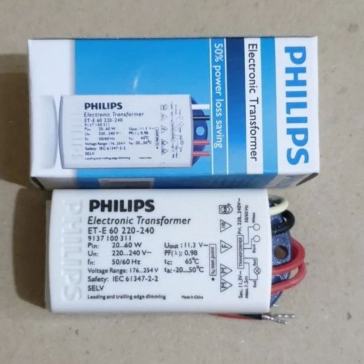 philips electronic transformer ETE-60 220-240V | Lazada Indonesia