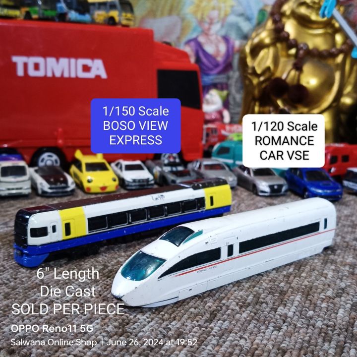 DIE CAST BOSO VIEW AND N GAUGE ODAKYU ROMANCE CAR VSE TRAIN • SOLD PER ...
