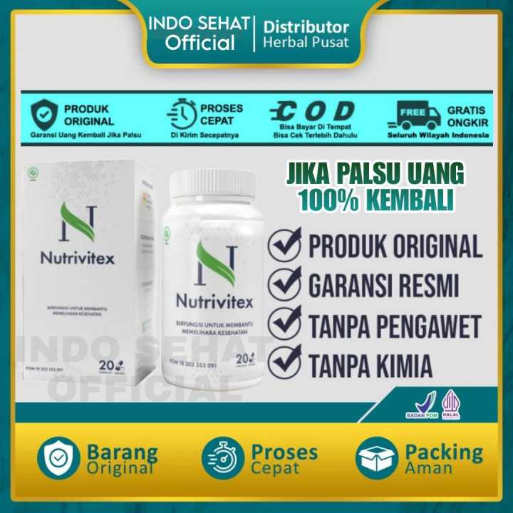 NUTRIVITEX 100% Original Obat Herbal Obat Pembasmi Parasit Dalam Tubuh ...