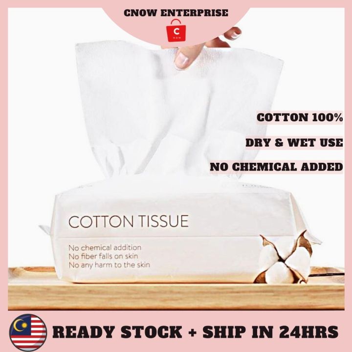 Cotton Tissue Disposable Soft Facial Tissue for Adults and Children ...