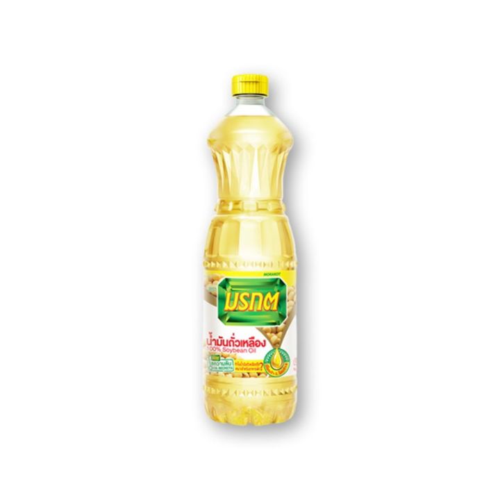 น้ำมันถั่วเหลือง 100% ตรา มรกต (Morakot Brand) ขนาด 1 ลิตร | Lazada.co.th