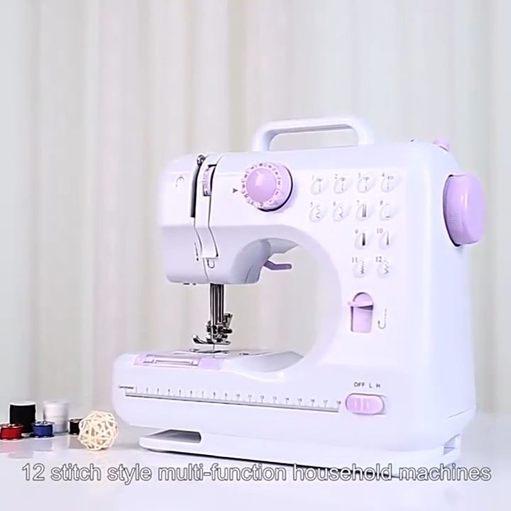 【Local+Ready Stock】12 Stitches Mini Sewing Machine Portable Knitting ...