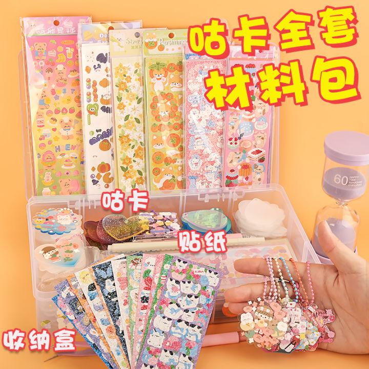 GOKA Complete Material Package Notebook and Goka Stickers Korean-Style ...