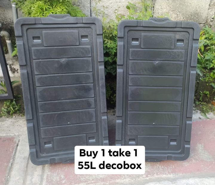 BUY 1 TAKE 1 DECOBOX STORAGE WITH WHEELS (10 PCS ONHAND) | Lazada PH