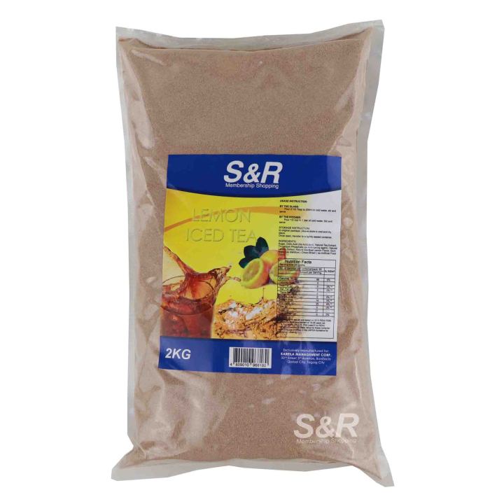 S&R Lemon Iced Tea 2kg | Lazada PH