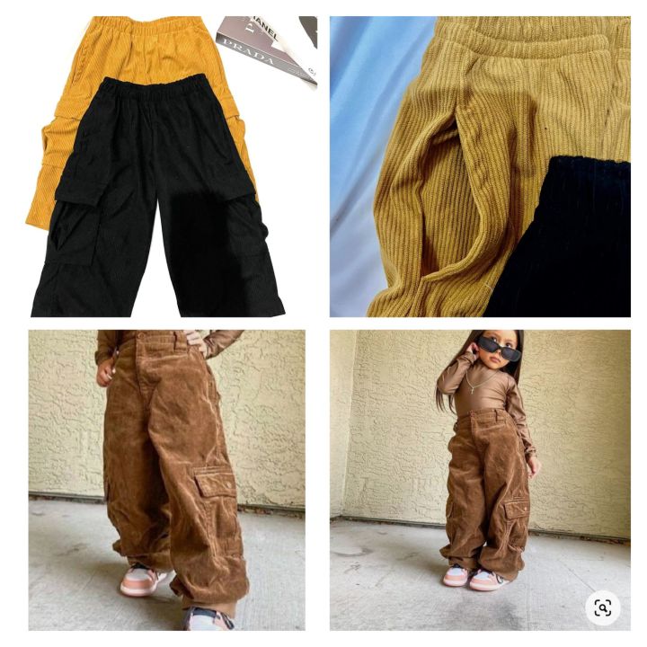 TotoyBrown CULDUROY PANTS MALL QUALITY(SIZE 2 TO 3 YRS OLD LENGTH (20 ...
