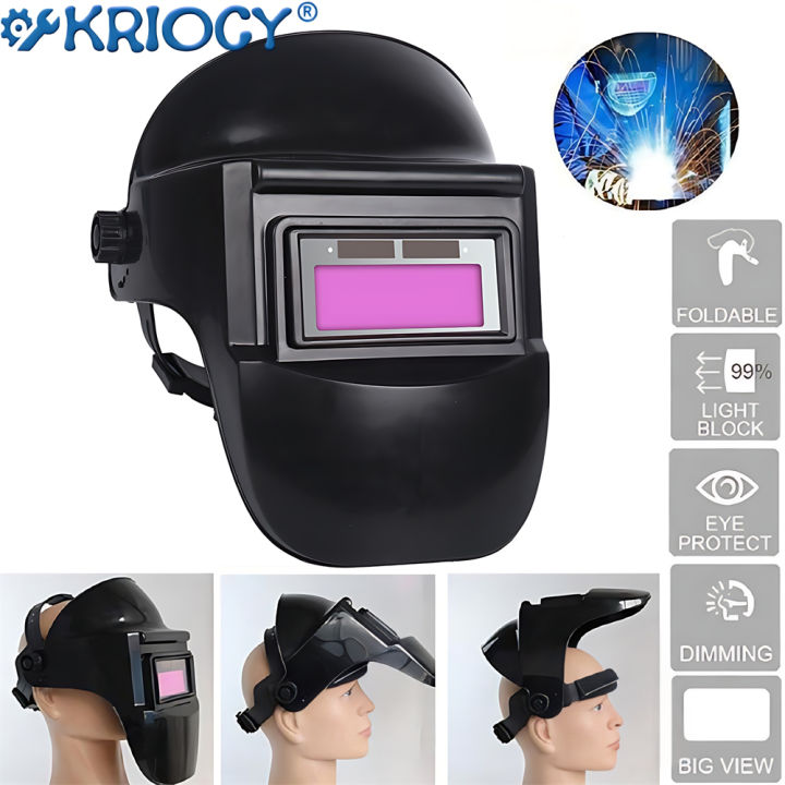Welding Helmet Welder Mask with Automatic Dimming Electric Welding Mask ...