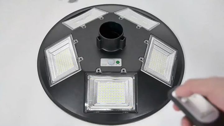 UFO solar street light outdoor waterproof IP67 heavy duty garden Led lamp with motion sensor ...