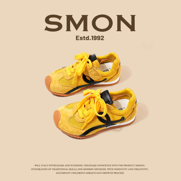 SMON | รองเท้าฝึกหัดสำหรับเด็กที่ระบายอากาศได้ | Lazada.co.th