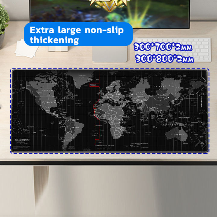 Electronic sports Mouse Pad Extended Rubber Waterproof Desk Pad One ...