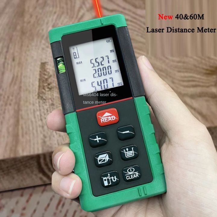 New Laser Distance Meter Rangefinder 40M 60M Electronic Leveling Laser ...