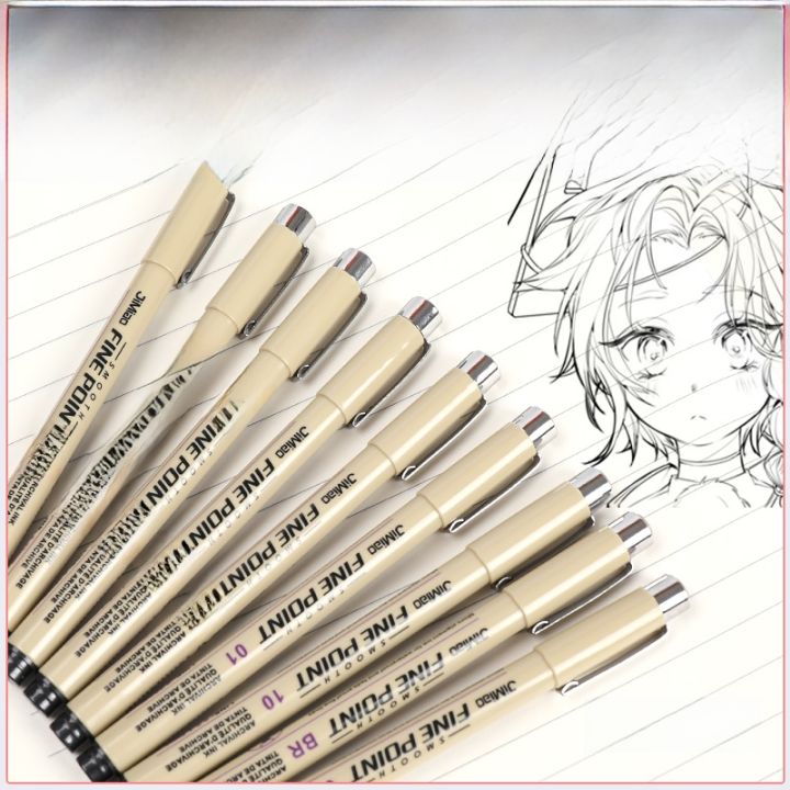 Professional Artistic Drafting Pens Waterproof Fine Line Pens for Hand ...