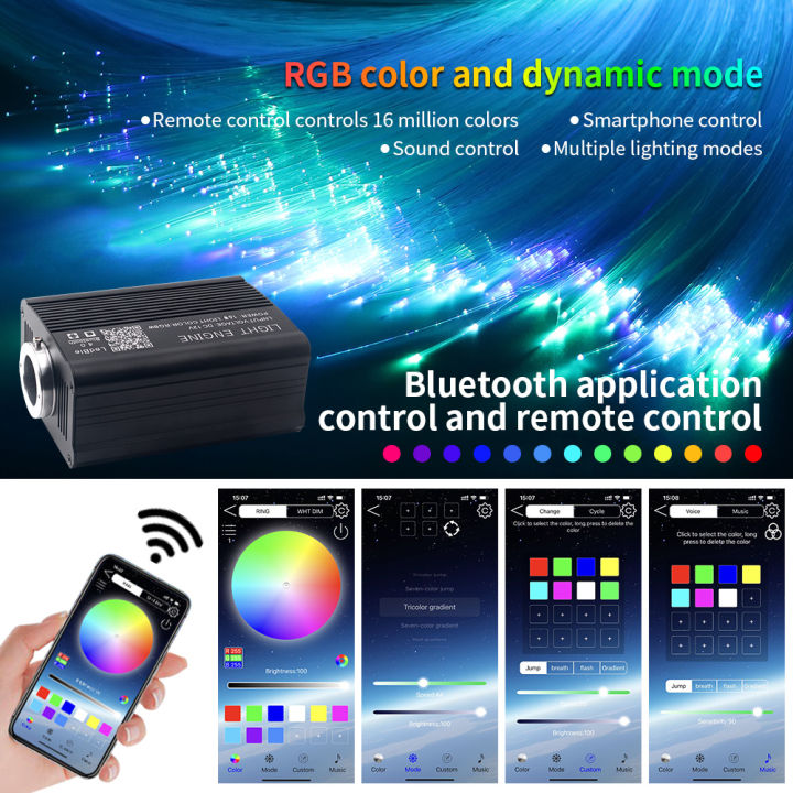 Kalada 16W LED Light Engine Fiber Optic Light Engine Driver LED Star ...