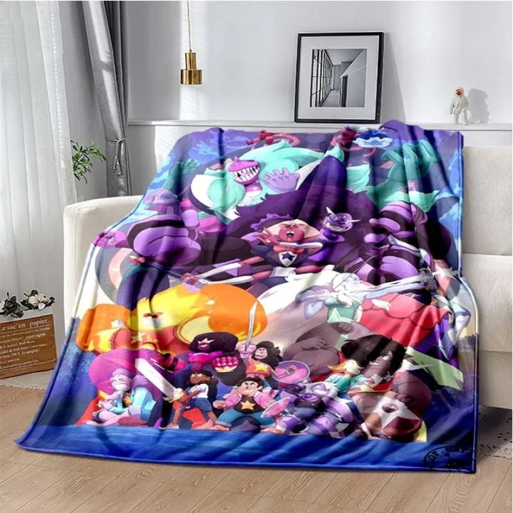 Steven Universe Cute Cartoon Blanket Kid's Warm Flannel Throw Blanket ...