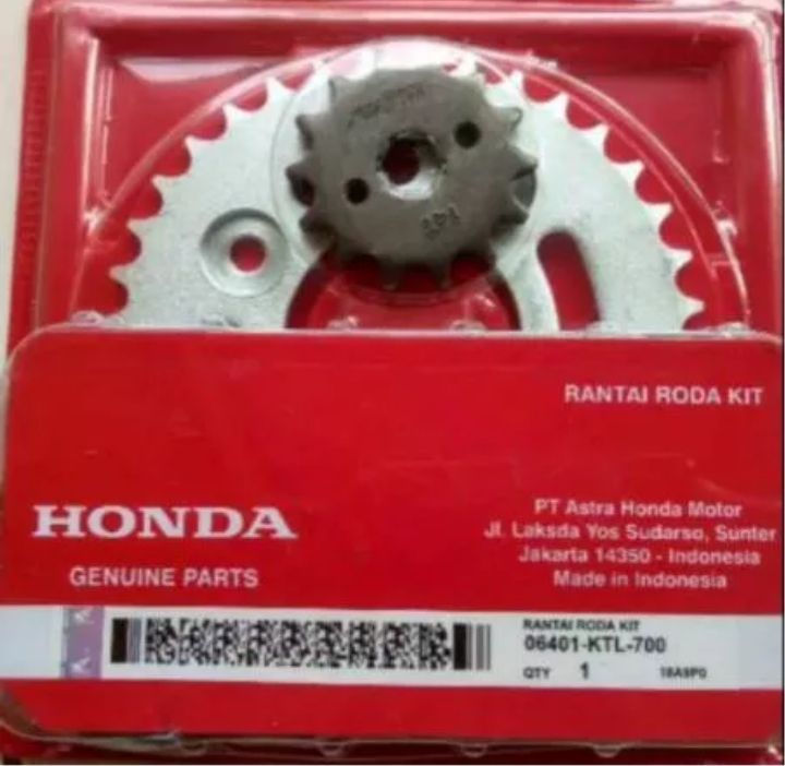 Gear set Supra Fit New, Supra X 125, Revo Lama, Karisma (KTL) | Lazada ...