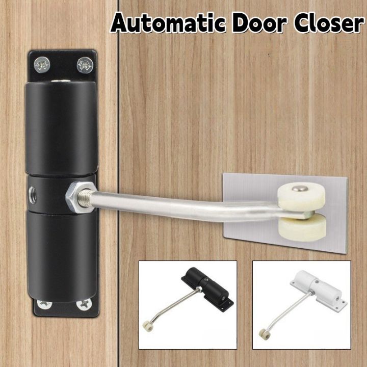 Spring Buffer Automatic Door Closer Adjustable Speed Door Closer Mute ...