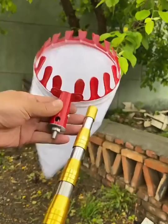 telescopic rod fruit picker, stainless steel high-altitude fruit ...