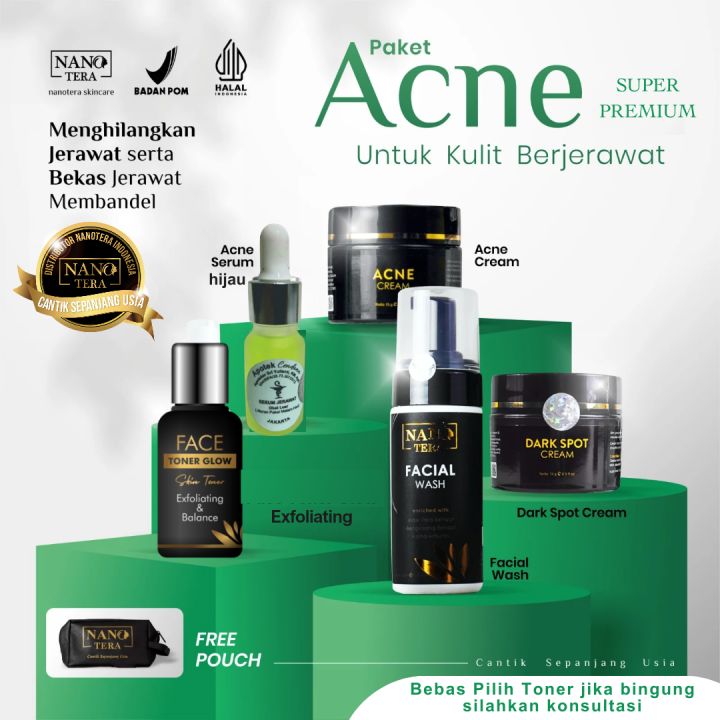 NANOTERA ACNE SERIES PREMIUM | Lazada Indonesia
