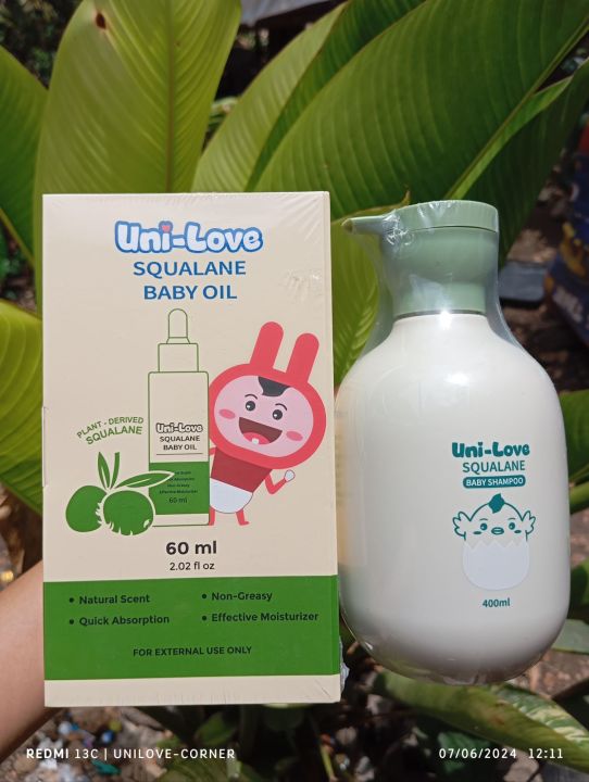 Unilove Squalane shampoo and Squalane oil | Lazada PH