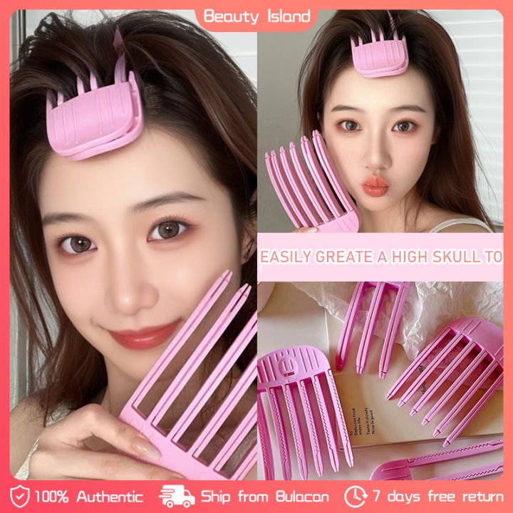 New Bangs Fluffy Comb No Heat Shaping Hair Comb High Cranial Top Fluffy ...