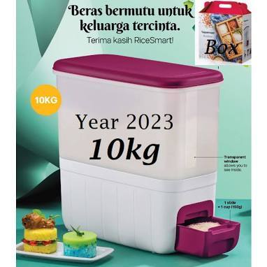 READY STOCK RICESMART TUPPERWARE 10KG | Lazada