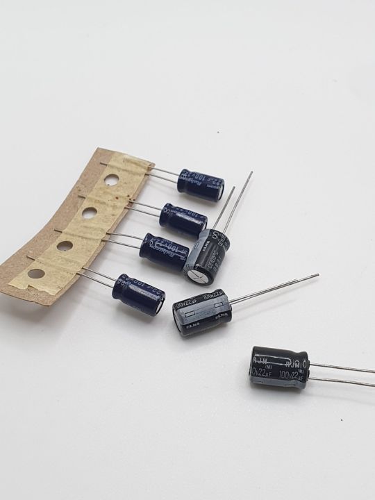 capacitor C 22uf250v 22uf100v ขาลวด2ขา | Lazada.co.th