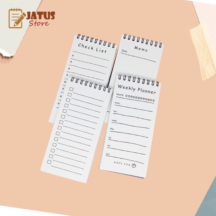 NOTEBOOK/MEMO/CATATAN/NOTEPAD/TO DO LIST/NOTES/WEEKLY PLANNER/CHECK ...