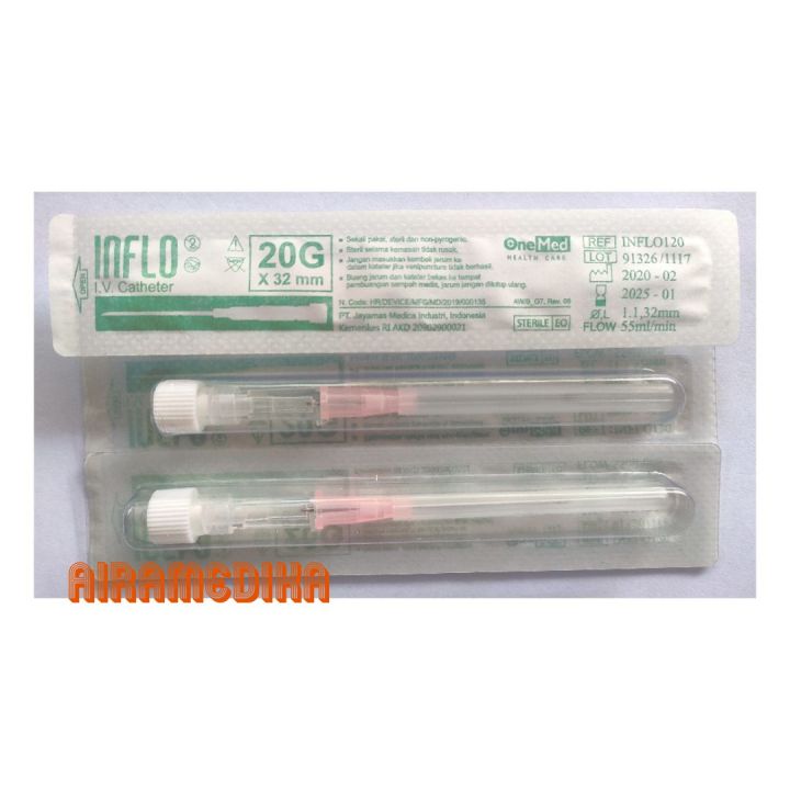 IV Catheter Inflo Abogat Abbocath Medicut Jarum Infus 20G Onemed ...