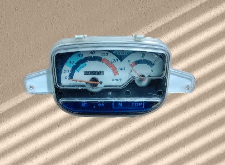 speedometer kilometer speedo spido odometer yamaha vega r old original ...