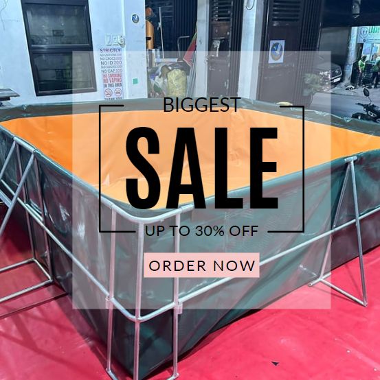 4x9x2ft SWIMMING POOL WITH COVER&DRAINAGE! Frame or Bracket(BAKAL) IS ...