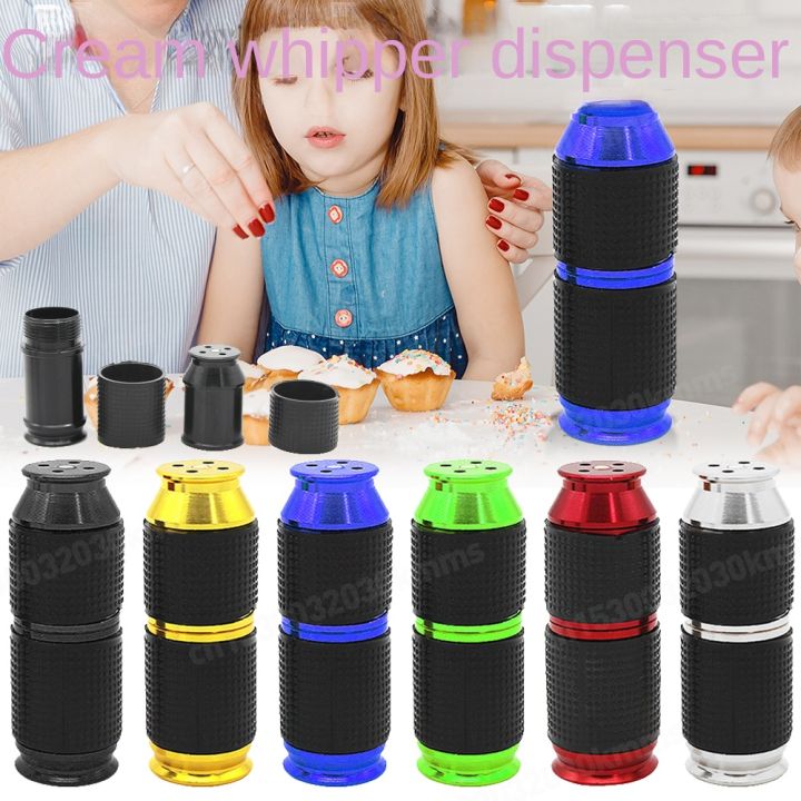 1Pcs Portable Whipped Cream Cracker Dispenser Mini Rubber Grip Safe Gas ...