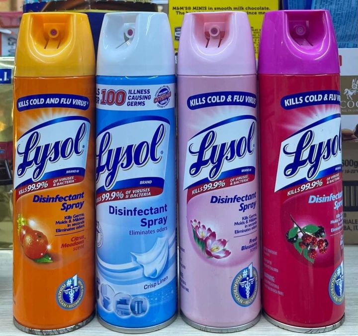 lysol disinfectant spray 170g random scent only | Lazada PH