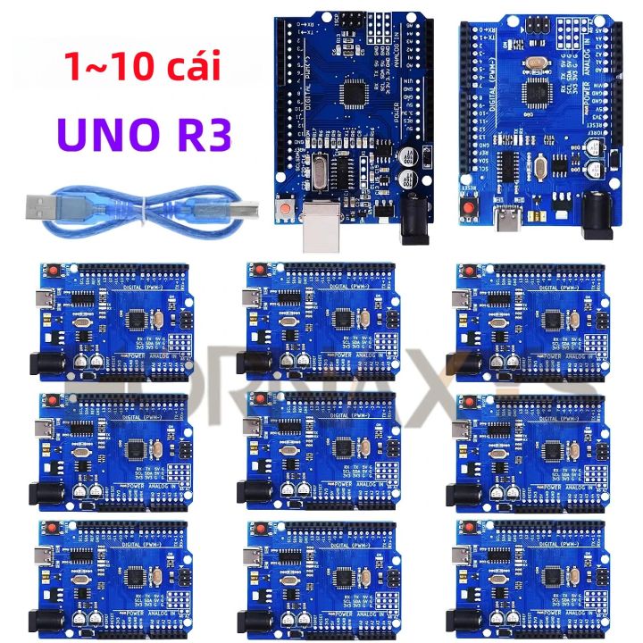 UNO R3 MEGA328P Bo Mạch Phát Triển Cho Arduino Với CH340G CÁP USB ...