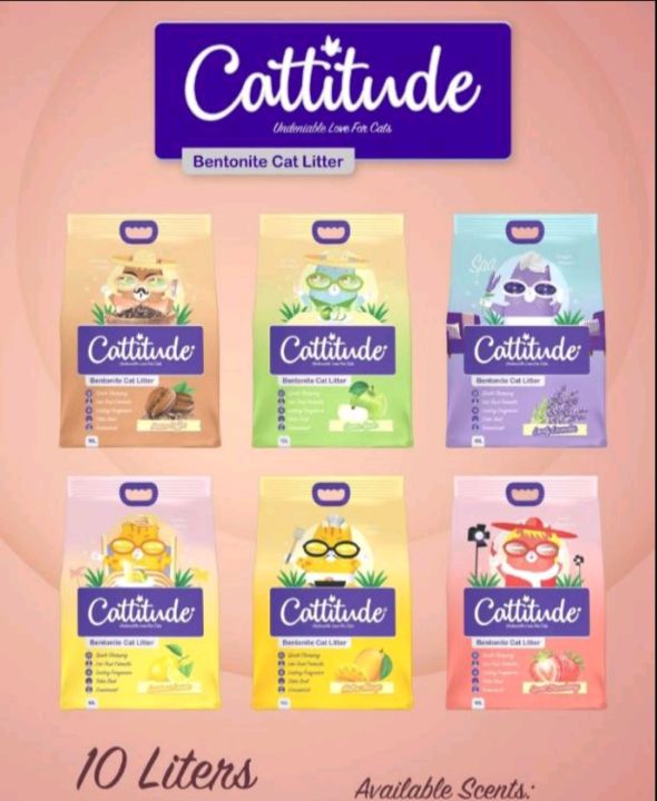 10Ltrs.CATTITUDE Bentonite Cat Litter Sand | Lazada PH