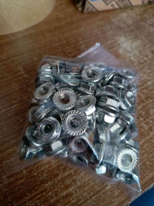 mur flange nut m 6*1 per 100 pc besi | Lazada Indonesia