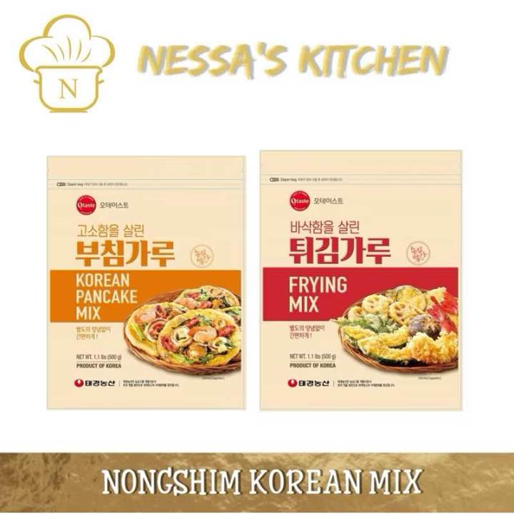 Nongshim Korean Fancake Mix, 500g JULY 2025 LONG EXPIRY [ Nessa's Kitchen ] | Lazada PH