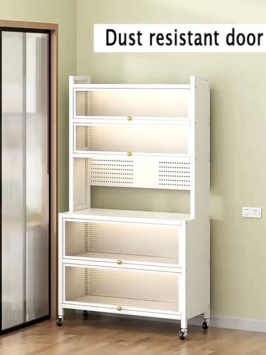 Kitchen Rack With Hole Kitchen storage cabinets with doors ...