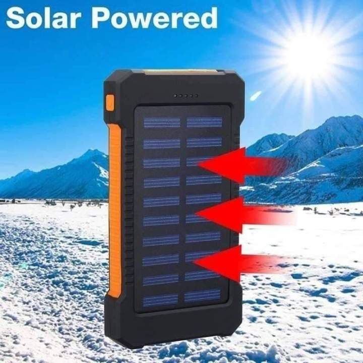 Powerbank kuasa Solar🔥50000Mah Original | Lazada