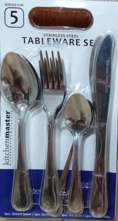 KITCHENMASTER stainless steel tableware set | Lazada PH