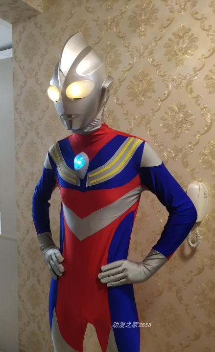Halloween Cosplay Costume Ultraman Performance Suit Adult Child Real ...