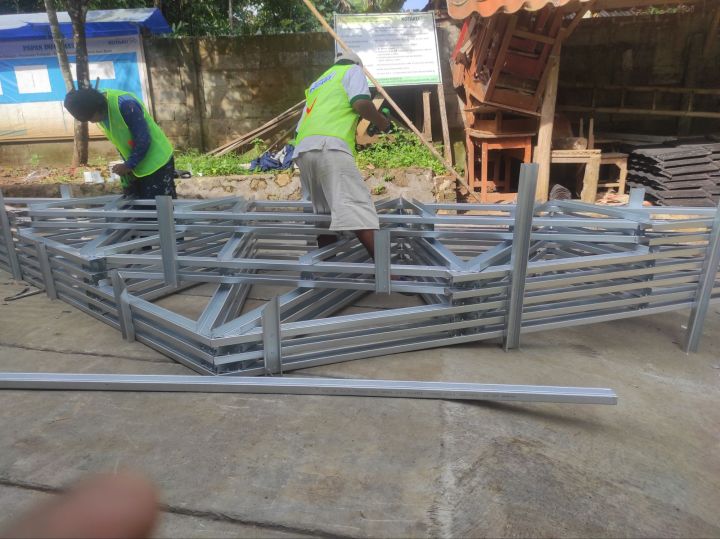 rangka atap baja ringan c75 x 0.075mm | Lazada Indonesia