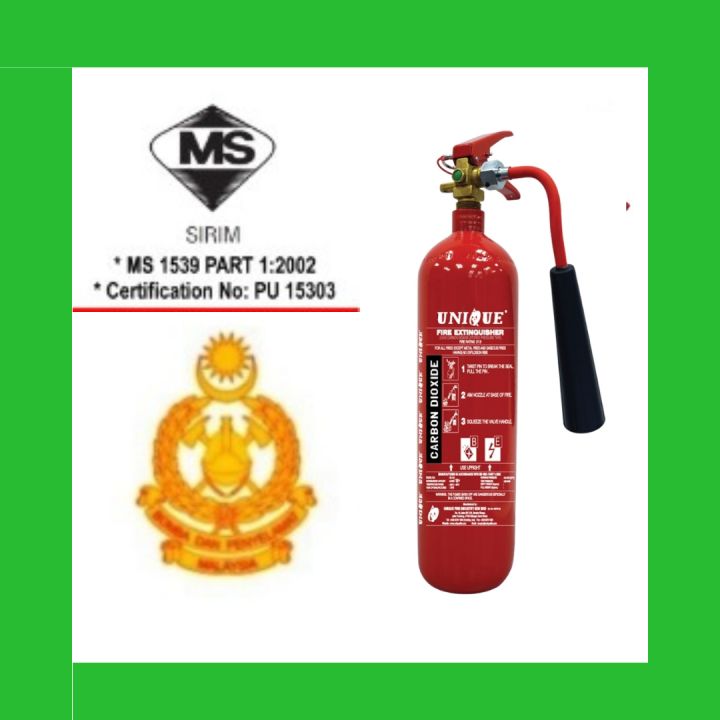 (Manufactured year 2025) 2 Kg CO2 Fire Extinguishers ( Pemadam Api ...