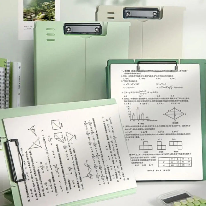 Clipboard Stand File Folder Business Portable Folding Paper Display ...