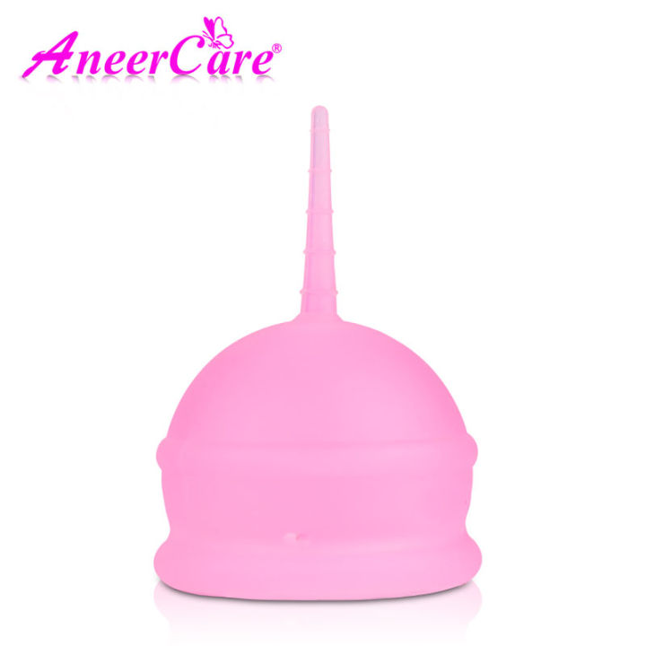 AneerCare ถ้วยประจําเดือนสุขอนามัยระยะเวลาสําหรับผู้หญิงมีประจําเดือนนํามาใช้ใหม่ 100% วัสดุ ...