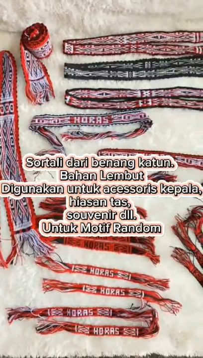 Ikat Kepala Rajut Batak / Ikat Pinggang Rajut / Souvenir Khas Batak ...
