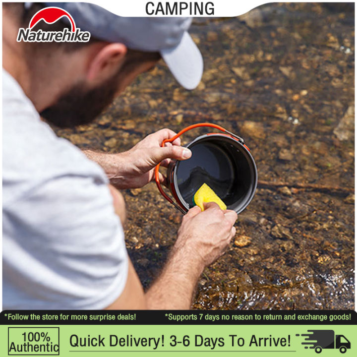 Naturehike 4-In-1 Camping Cooking Set Outdoor Cookware Cooking ...