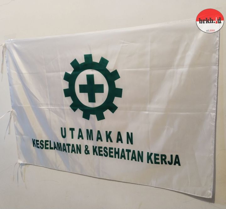 Bendera Safety K3 80x120 Cm - Bendera Safety First | Lazada Indonesia